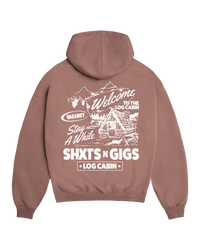 The Log Cabin ShxtsNGigs Merch: Exclusive Hoodies and T-shirts.