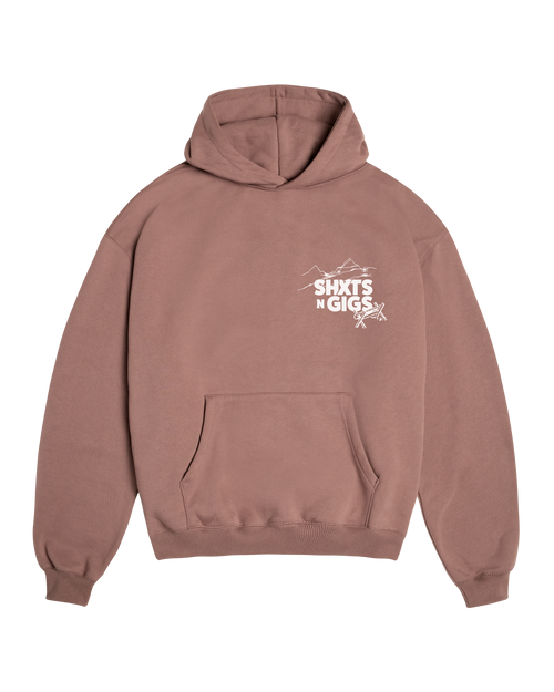 The Log Cabin ShxtsNGigs Merch: Exclusive Hoodies and T-shirts.