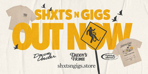 The Log Cabin ShxtsNGigs Merch: Exclusive Hoodies and T-shirts.